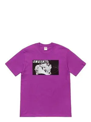 Supreme Supreme Ss19 Bela Lugosi Tee Vampire Printing Short Sleeve Unisex Purple Purple