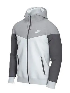 Nike Contrast Color Stitching Sports Hooded Logo Jacket - Default Color