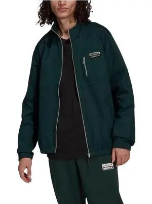 Adidas Originals Alphabet Logo Pocket Zipper Sports Jacket - Default Color