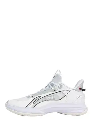 LI-NING Flashing Mid Basketball Sneakers - White