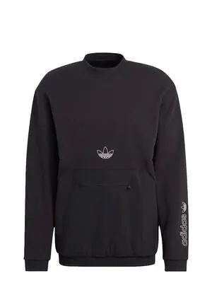 Adidas Originals Sprt Arc Crew Sweatshirt - Black