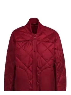 Adidas Karlie Kloss Light Padded Bomber Jacket - Burgundy