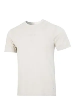 Adidas Solid Color Logo Athleisure Casual Sports Round Neck Short Sleeve White T-shirt - Default Color