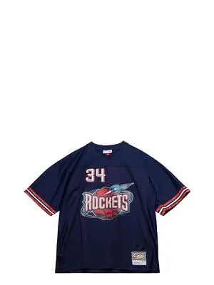 Mitchell & Ness X Nba Audible Houston Rockets Jersey Hakeem Olajuwon 34 - Navy