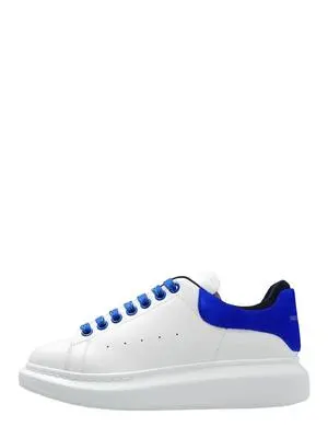 Alexander McQueen Alexander McQueen Oversized Lace-Up Sneakers White/blue