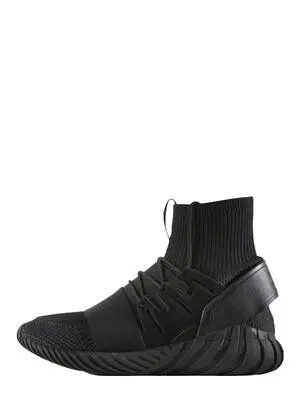 Adidas Tubular Doom Primeknit High Top Sneakers - Black