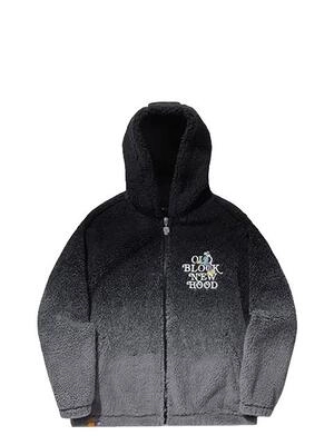 LI-NING X Steven Harrington Logo Hoodie 'black Grey - Black/grey