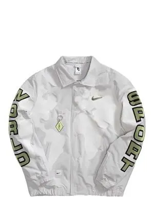 Nike X Pigalle Story Crossover Logo Pattern Sports Jacket - Grey