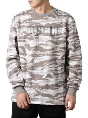 PUMA Alphabet Logo Pullover - Gray