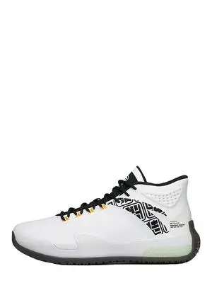 ANTA Basketball Series Mid-top Sneakers - White/black/gold