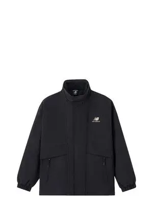 NEW BALANCE Logo Print Sport Jacket - Black