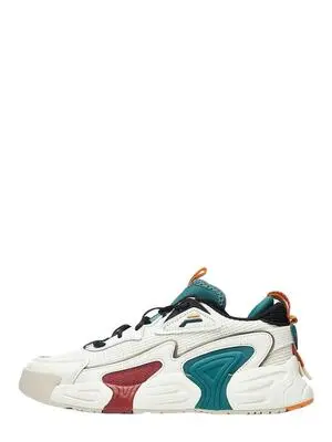 FILA Swarm Retro Basketball Sneakers - Redwhitegreen