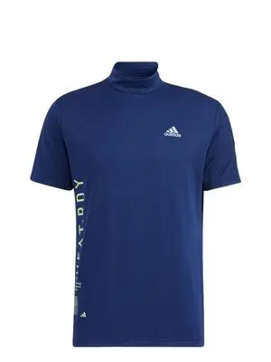 Adidas Short Sleeve Stand Collar Tee - Multi-color