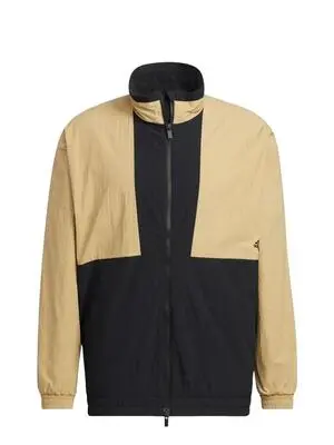Adidas Contrast Color Stitching Alphabet Printing Stand Collar Sports Jacket - Default Color