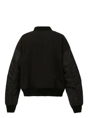 Onitsuka Tiger Quilted Bomber Jacket - Black