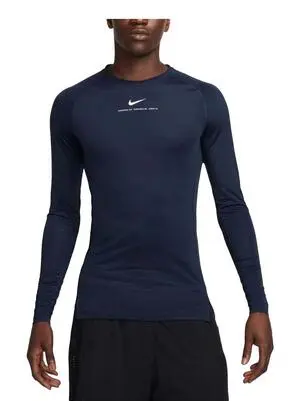 Nike X Nocta Long Sleeve Base Layer Top - College Navy/white