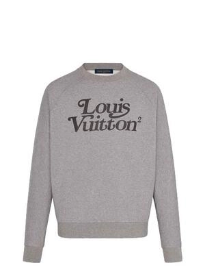 LOUIS VUITTON X Nigo Crossover Squared Casual Pullover - Grey