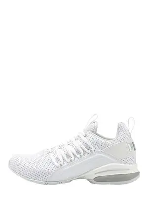 PUMA Axelion M Perf Metallic Low Top Sneakers - White