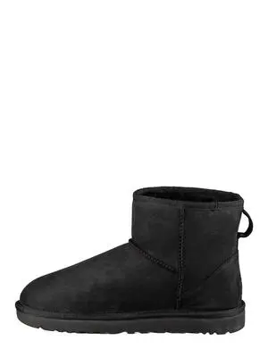 UGG Classic Mini Leather Boots - Black