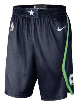 Nike Nba Mavericks Icon 19-20 City Limited Sw Shorts - Dark Blue
