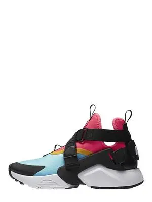 Nike Nike Air Huarache City High Top Sneakers White/blue/pink
