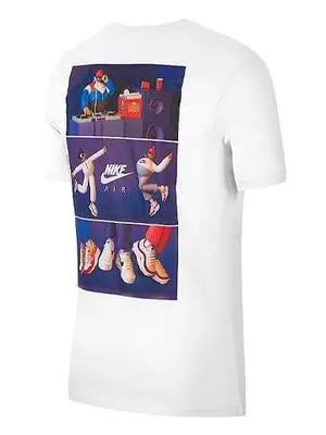 Nike Logo Pattern Printing Casual Short Sleeve - White