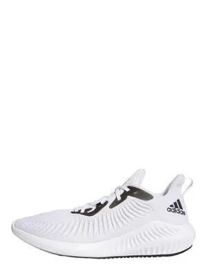 Adidas Alphabounce+ Cloud Lace-up Sneakers - White