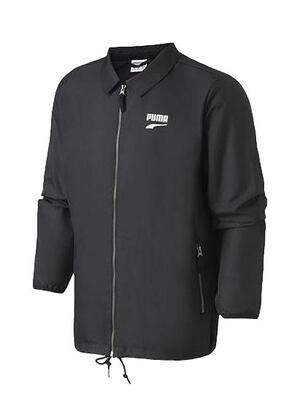 PUMA Downtown Casual Sports Lapel Jacket - Black