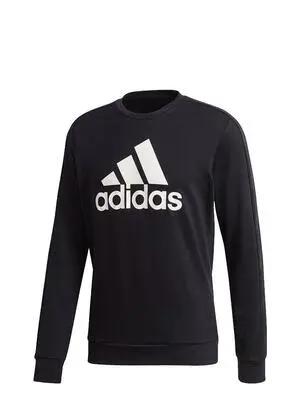 Adidas Graphic Logo Crewneck Sweatshirt - Black