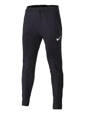Nike Solid Color Logo Printing Casual Sports Pants/trousers/joggers Black - Default Color