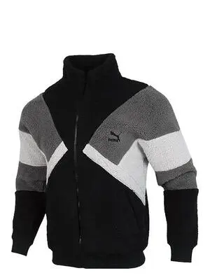 PUMA Retro Block Sherpa Jacket - Black
