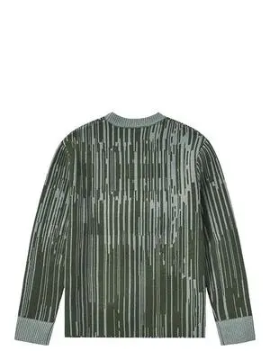 A-COLD-WALL* Abstract Stripe Jumper - Green