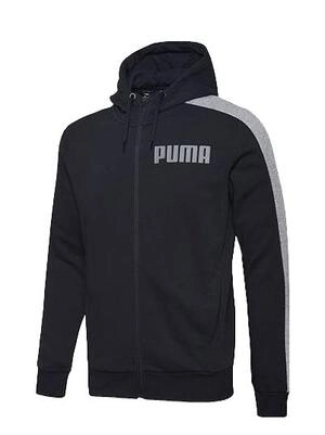 PUMA Hooded Zip-up Jacket - Black
