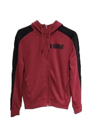 PUMA Casual Sports Hooded Zip-up Jacket - Red