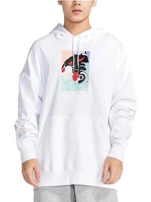 PUMA Puma Cartoon Alphabet Print Hoodie White