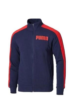 PUMA Knit Stand Collar Jacket - Blue