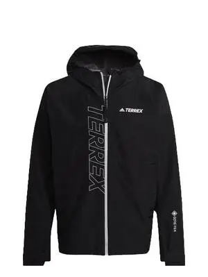 Adidas Alphabet Print Reflective Hooded Jacket - Black