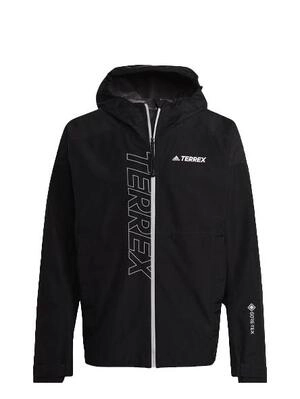 Adidas Alphabet Print Reflective Hooded Jacket - Black