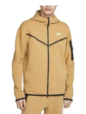 Nike Tech Fleece Full-zip Hoodie - Elemental Gold/sail