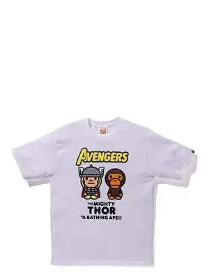 A BATHING APE X Marvel Milo Mighty Thor Tee - White