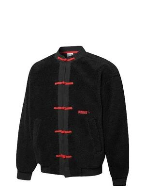 PUMA Imitation Lamb Wool Jacket - Black