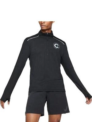 Nike Long Sleeve Zip Up Track Jacket - Black