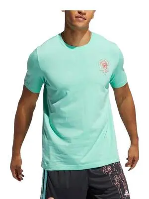 Adidas Logo Graphic Short Sleeve Tee - Multi-color