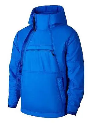 Nike Sports Hooded Padded Jacket - Royal Blue