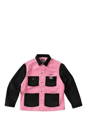 Supreme X Ben Davis Chore Coat - Black/pink
