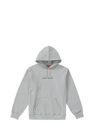 Supreme Le Luxe Hooded Sweatshirt - Grey/black