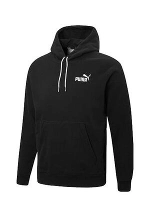 PUMA Embroidered Logo Hoodie - Black
