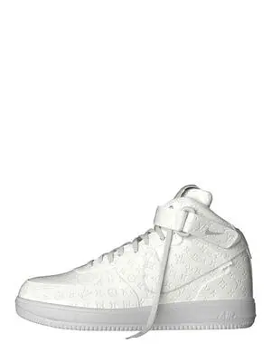 Nike X Louis Vuitton Air Force 1 Mid Sneakers - White