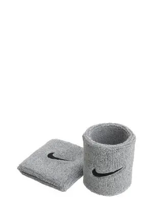 Nike Swoosh Terry Wristbands - White Green Red Rose Red