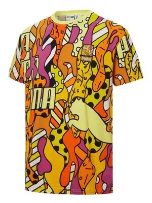 PUMA X Britto Aop Tee Sports - Orange